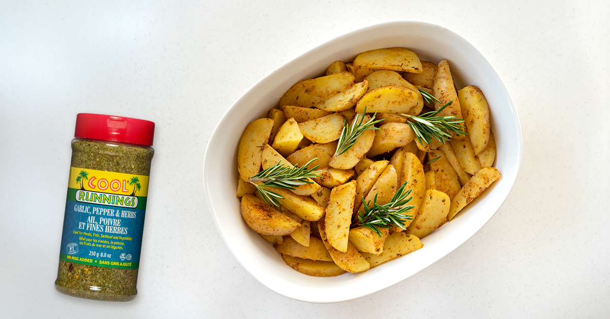 Baked Garlic Fries Recipe |Cool Runnings Foods