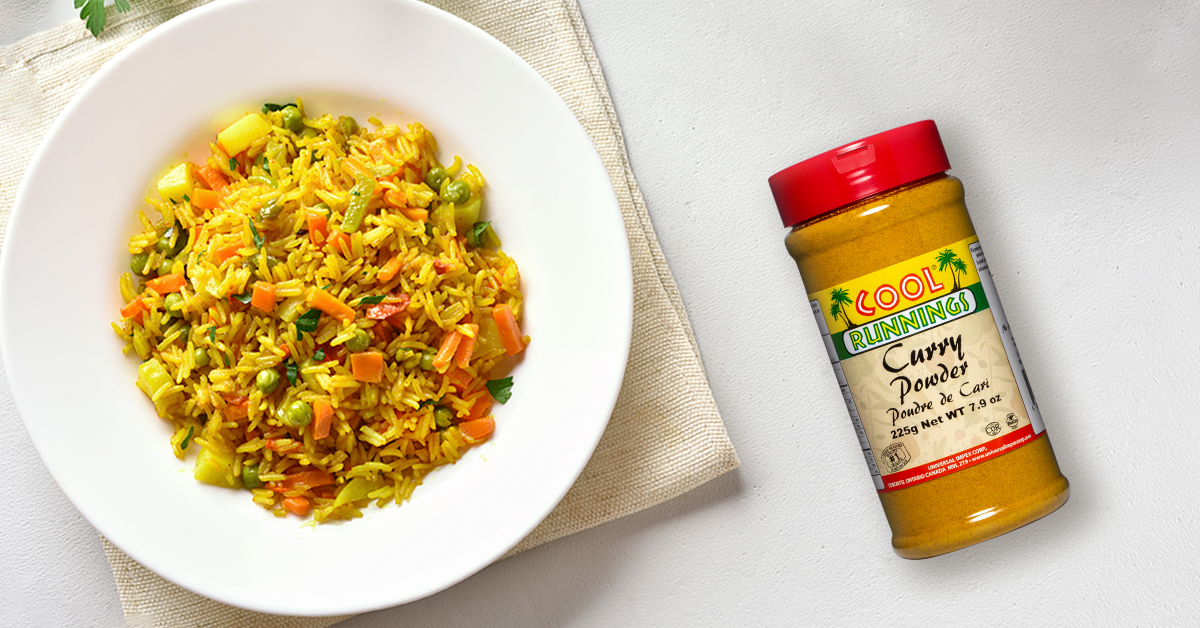 Fluffy Curry Pilaf |Cool Runnings Foods