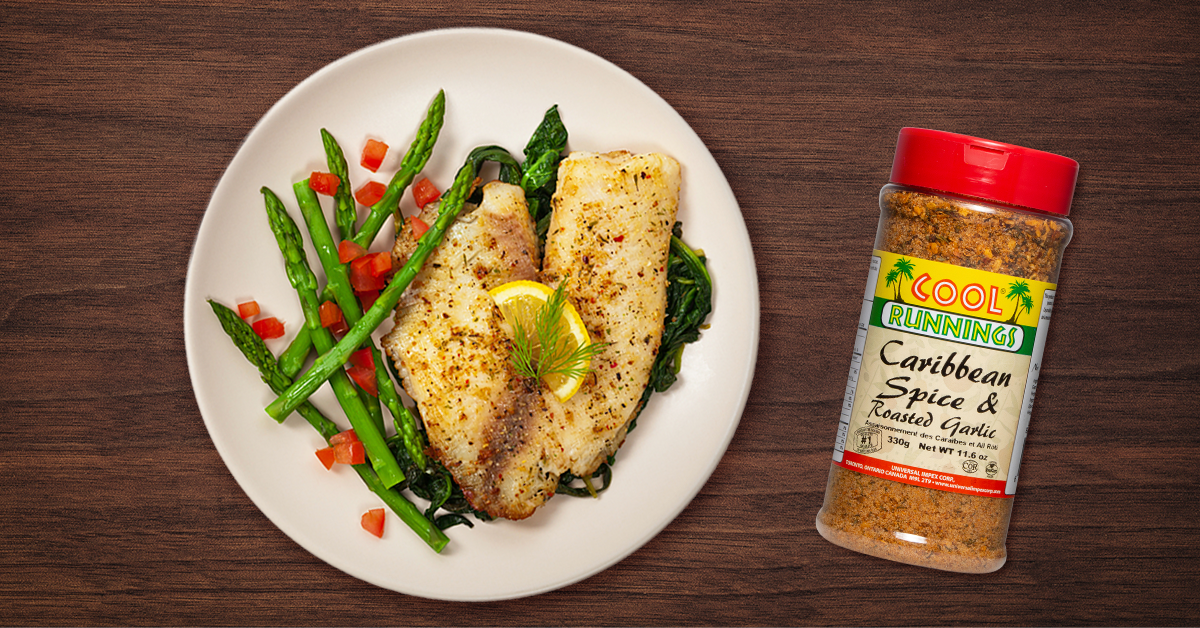Seared Fish with Caribbean Spice |Cool Runnings Foods
