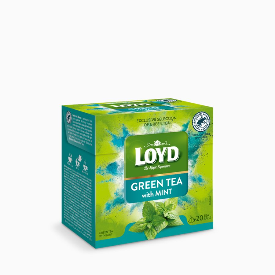 Loyd Green Tea with Mint - Refresh & Energize |Cool Runnings Foods