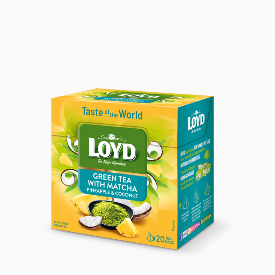 Loyd Green Tea with Matcha Pineapple & Coconut |Cool Runnings Foods