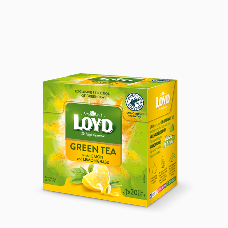 Loyd Green Tea with Lemon & Lemongrass – Fresh Zest |Cool Runnings Foods