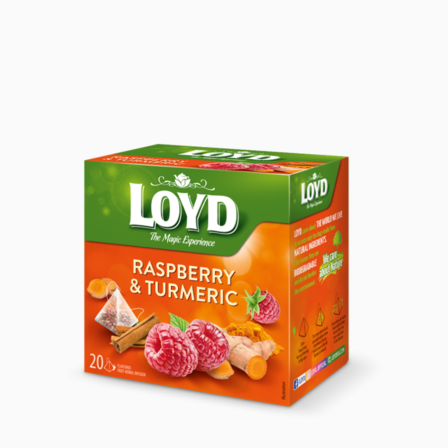 Loyd Raspberry & Turmeric Tea |Cool Runnings Foods