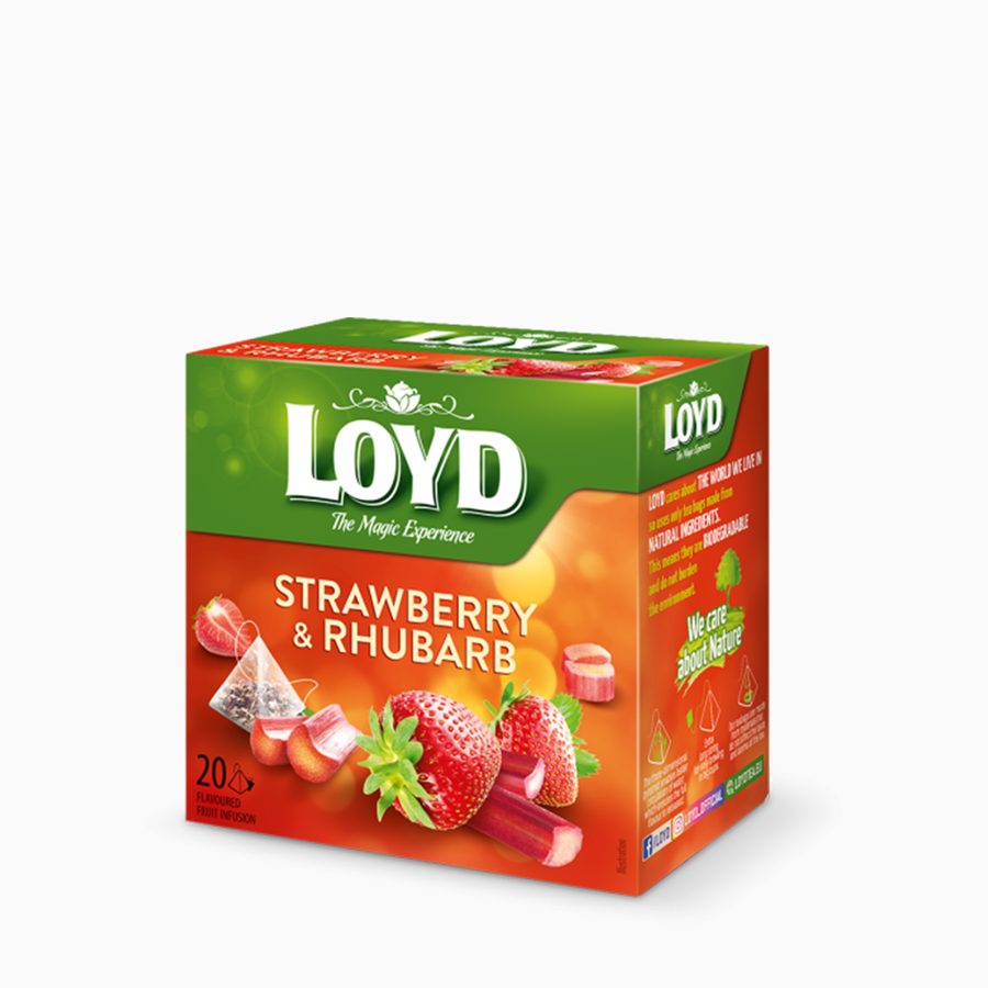 Loyd Strawberry & Rhubarb Tea |Cool Runnings Foods